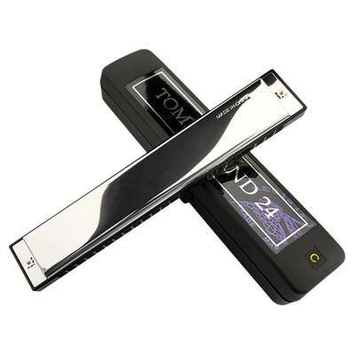 日本进口TOMBO3124复音口琴