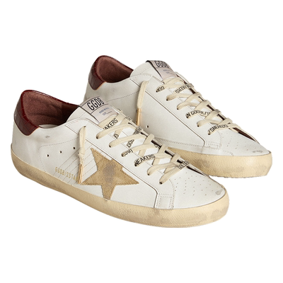 Golden Goose 男Super-Star棕尾休闲脏脏鞋GGDB
