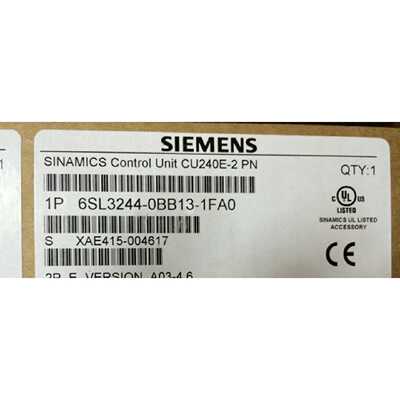 议价6SL3244-0BB13-1FA0西门子G120变频器控制单元6SL32440BB131F