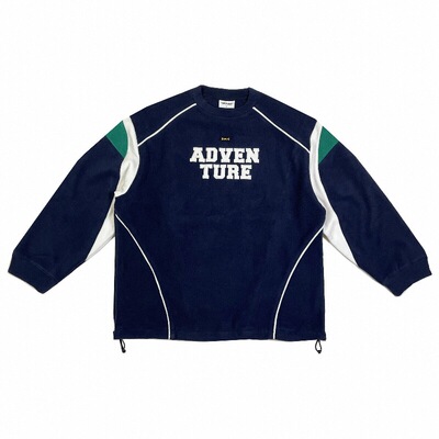 RADIUM拼接运动风加绒卫衣