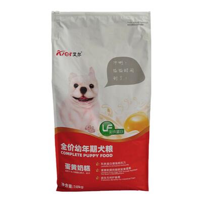 艾尔狗粮10kg蛋黄奶糕吉娃娃柯基