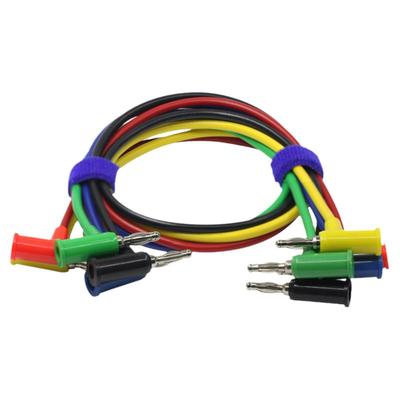 J.70008*4mm灯笼型香蕉插耐高压测试线 尾部带4mm香蕉插座