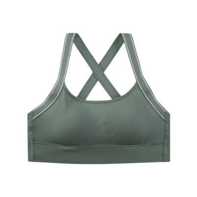 【背心围】E-BRA中厚防震瑜伽运动内衣交叉美背无钢圈文胸KB00185