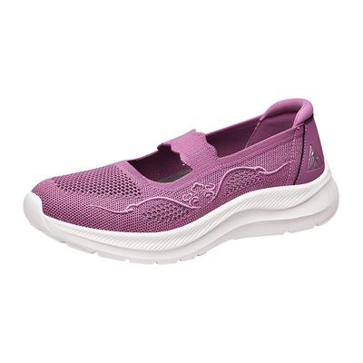 足力健旗舰店网面老人鞋2025年新品凉爽妈妈鞋中老年人健步鞋