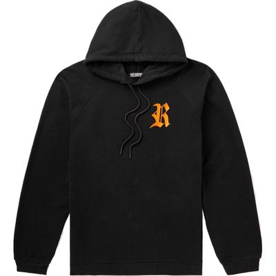 【618返场】Raf Simons 秋冬男大廓形刺绣棉质连帽卫衣