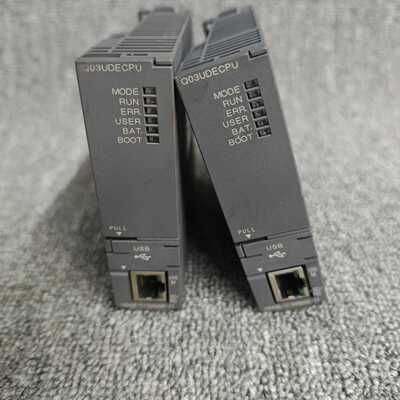 配件Mitsubishi日本三菱二手拆机PLC模块Q03UDEC议价