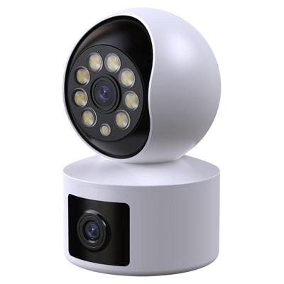 摄像头家用监控无线wifi高清夜视极清双镜头室内家庭手机远程监控