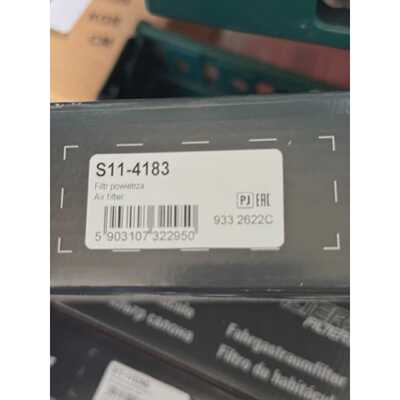 SRLine Cabin Air Filter S114183 New B192 SB81