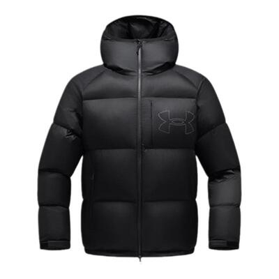 安德玛防泼水防风700蓬羽绒服女