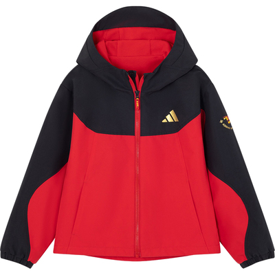 阿迪达斯小童连帽夹克外套