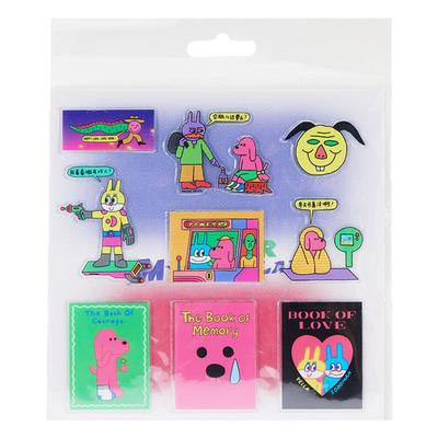 MYTIMELAB摩太潮玩粉狗泡泡贴纸手账贴纸周边装饰文创贴纸文具