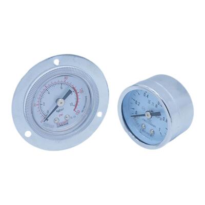 轴向带边压力表上海天川小表面