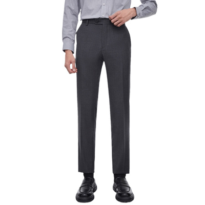 ZIOZIA秋季韩版青年时尚商务舒适直筒西裤ZSP14902C