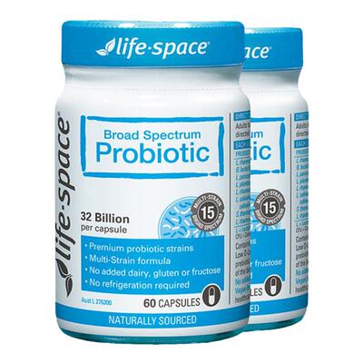 lifespace益生菌广谱320亿*2瓶装