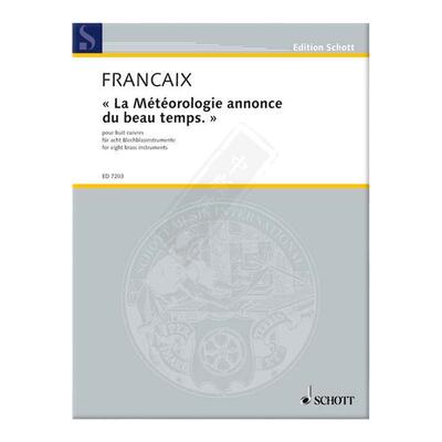 弗朗赛天气晴朗总分谱