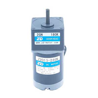 议价Z2D15-24GN 2GN-3K200K 24V直流有刷电机 包装机专用减速电