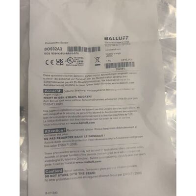 议价巴鲁夫BOS02A3 BOS R090K-PU-RR10-S75镜面反射光电传器 原装
