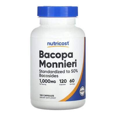 Nutricost假马齿苋胶囊高含量认知功能焦虑抑郁神经细胞眼部健康