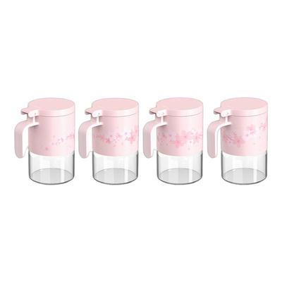 zuutii油瓶调味罐玻璃调味瓶套装春日限量樱花粉油壶春季多巴胺风