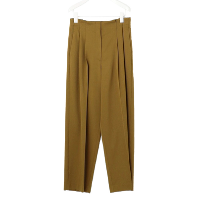 羊毛混纺直筒休闲阔腿裤商场同款