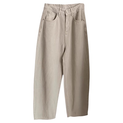 韩系休闲风垂感显瘦气球裤女2026