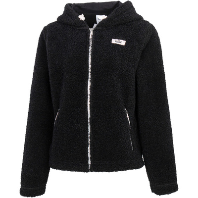 Nike/耐克官方正品冬季新款女子休闲羊羔绒连帽外套DQ6269-010
