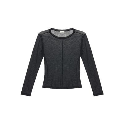 THE MEANING OF 设计师品牌  修身圆领短袖长袖T恤SOLSOL买手店