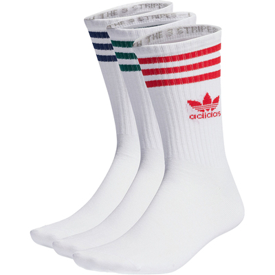 Adidas/阿迪达斯官方正品三叶草基础款男女运动袜三双装IL5026