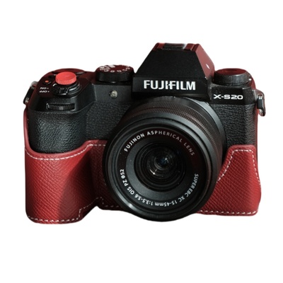 富士xs20xt30xt50xt5红色皮套