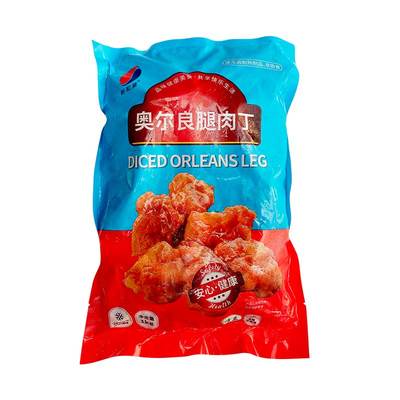 新和盛奥尔良鸡腿肉丁2斤