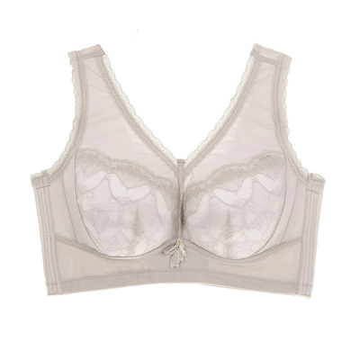 绯格贝缇大胸显小无钢圈薄款文胸