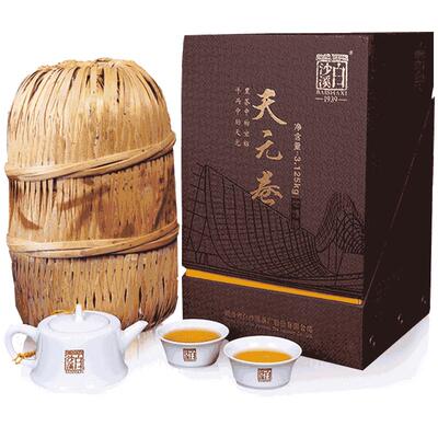 湖南正宗安化黑茶正品白沙溪花卷茶 金瓜千两茶天元卷礼盒3.125kg