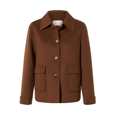 ELSEWHERE珂思【商场同款】绢丝羊毛毛呢外套女秋季新款