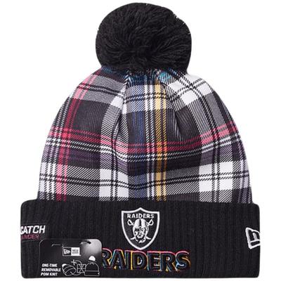 NewEra纽亦华格纹保暖NFL针织帽