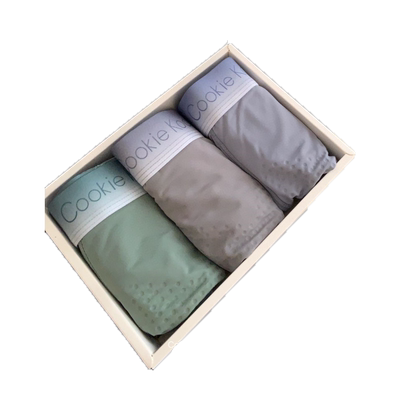 青年男士平角内裤中腰舒适简约