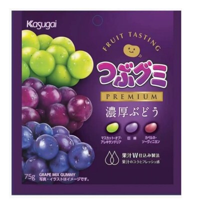 日本春日井浓厚葡萄果汁软糖