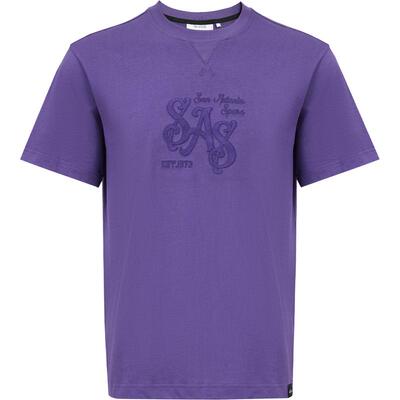 马刺队美式复古短袖t恤