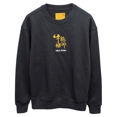 卫衣圆领绣花秋季牛转乾坤