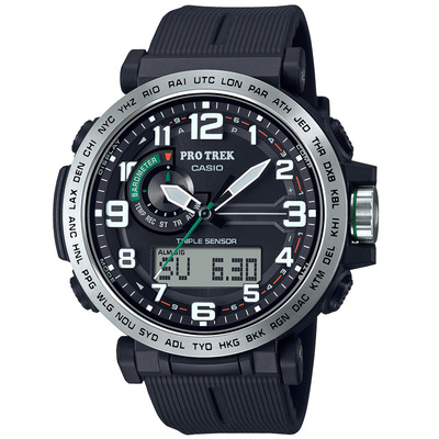 卡西欧太阳能户外运动登山双显男