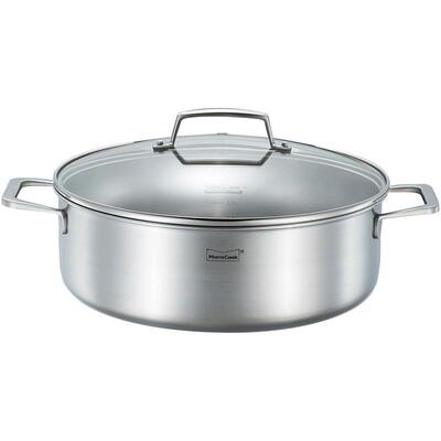 momscook不锈钢燃气通用清汤锅