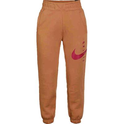 Nike/耐克官方正品2025女士加绒保暖中腰休闲运动卫裤CU5632-201
