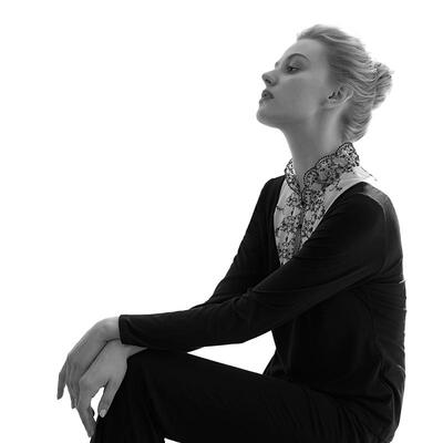 法式复古莫代尔长袖睡衣CABRIDA