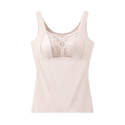 薄杯垫一体背心保暖背心爱诗雯娜