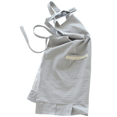 8607纯棉双层防水厨房背带围裙