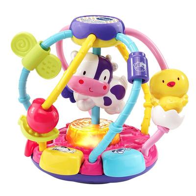 伟易达婴儿童农场绕珠多功能益智力积木玩具发声1-2岁早教脑训练