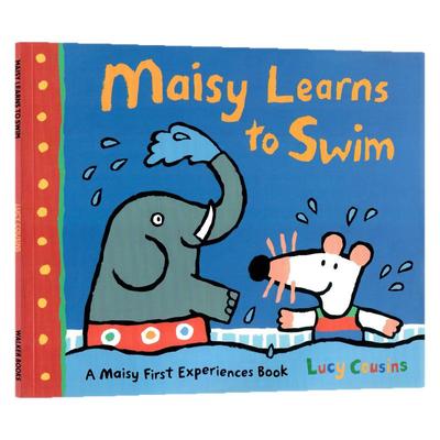 小鼠波波学游泳英文原版绘本Maisy Learns to Swim廖彩杏推荐早教启蒙认知读物童书适合3-6岁 经典故事图画书性格养成生活场景体验