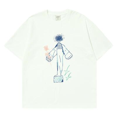 MENTMATE25SS涂鸦小人印花短袖