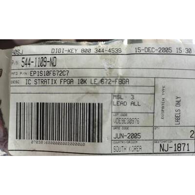 EP1S10F672C7带包装2颗未封Alte