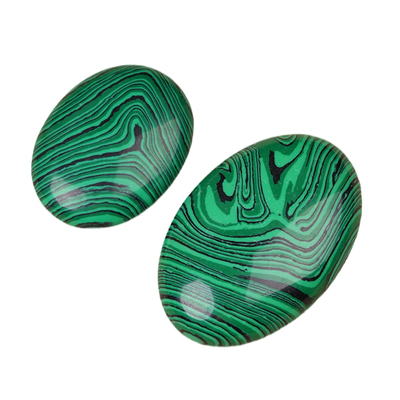 孔雀石手把件malachite