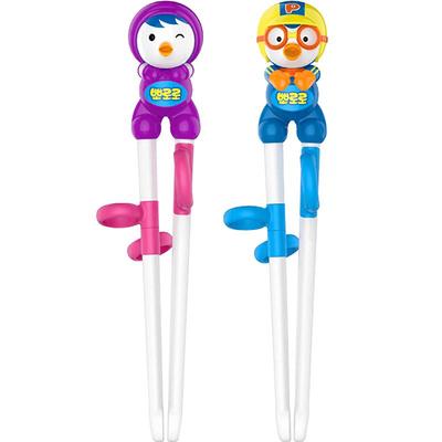 pororo儿童学习筷子儿4岁2岁辅助